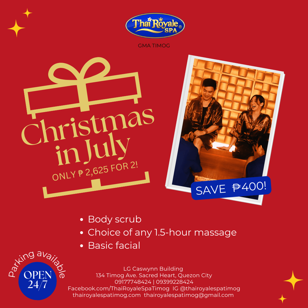 Thai Royale Massage Spa Timog, Tomas Morato, Diliman QC Services