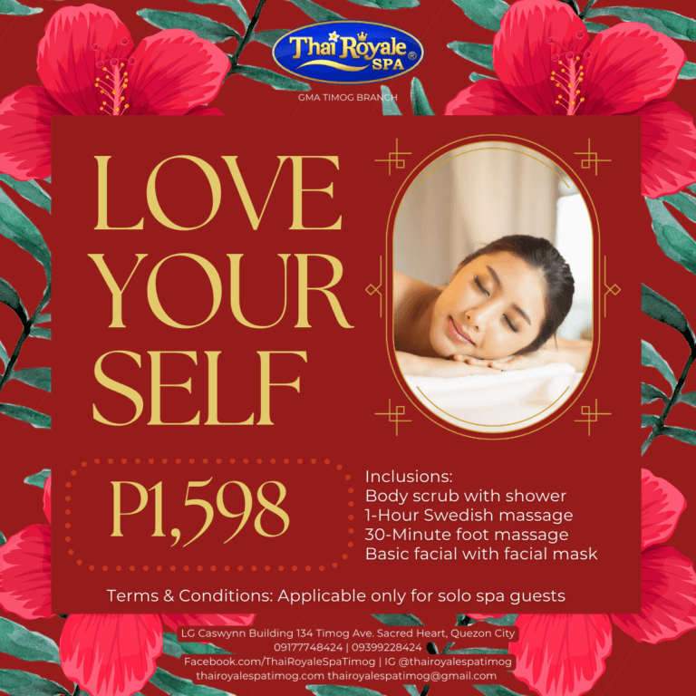 Thai Royale Massage Spa Timog, Tomas Morato, Diliman QC Services