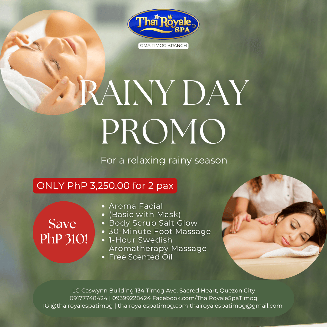 Thai Royale Massage Spa Timog, Tomas Morato, Diliman QC Services