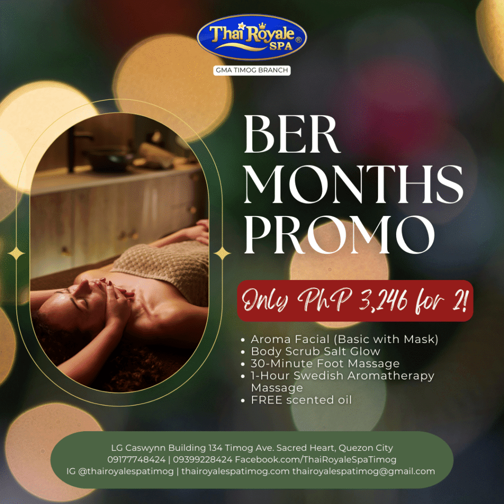 Thai Royale Massage Spa Timog, Tomas Morato, Diliman QC Services