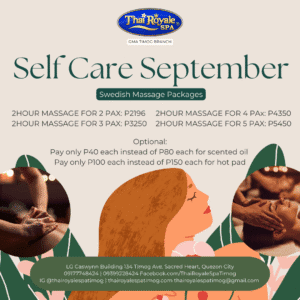 Thai Royale Massage Spa Timog, Tomas Morato, Diliman QC Services